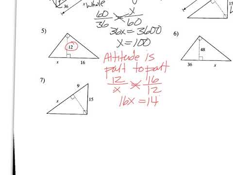 8-1 Geometric Mean - Altitude Notes Video