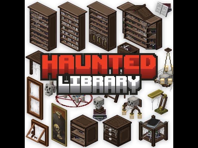 Haunted Library Furniture Volume 1 Minecraft Texture Pack