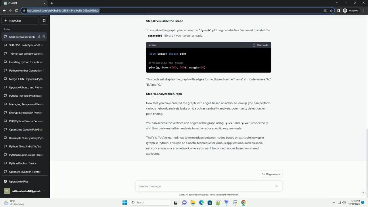 form edge between nodes by attribute look up in igraph in python