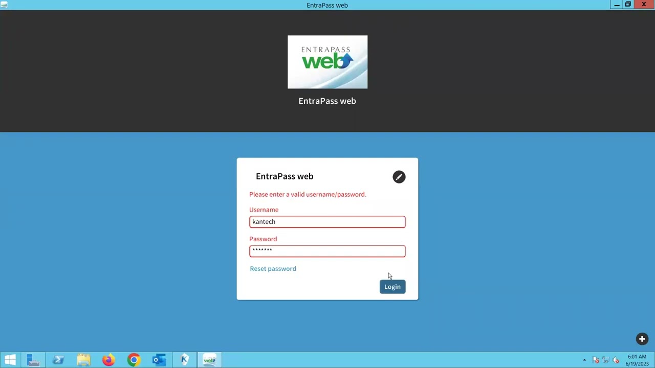 EntraPass web - Setup and installation