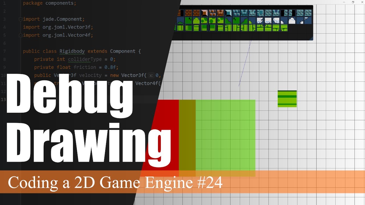 Debug Drawing Functions | Coding a 2D Game Engine in Java #24