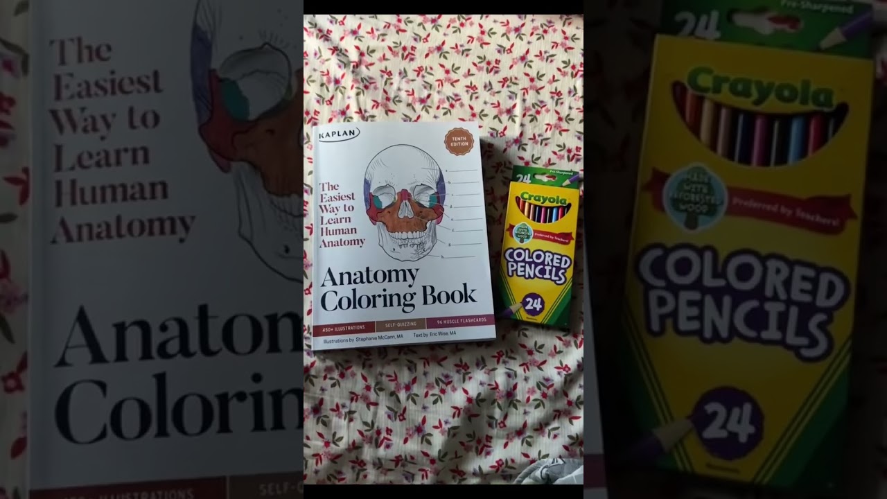 found this book to help me study for anatomy & physiology 🤩 #coloringbook #anatomy #anatomylecture