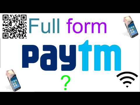 Full Form of Paytm (Name Origin) ?