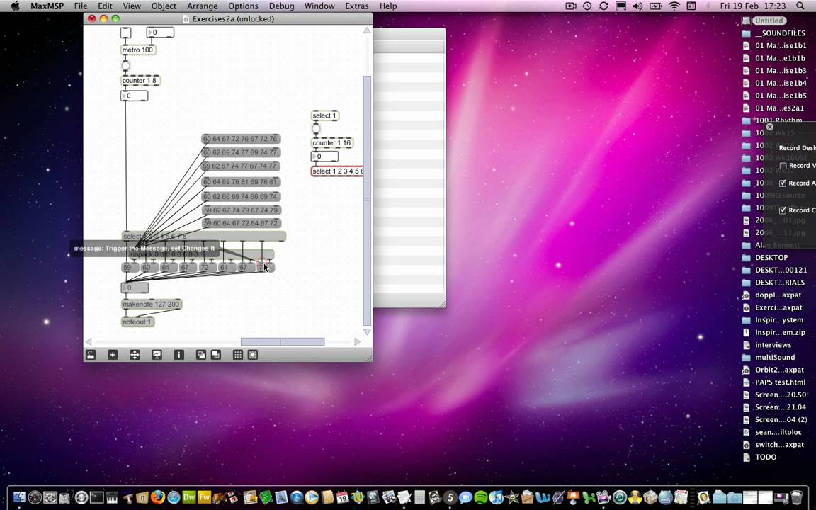 Max MSP Tutorial 02a2: Simple Melody Generation [2]