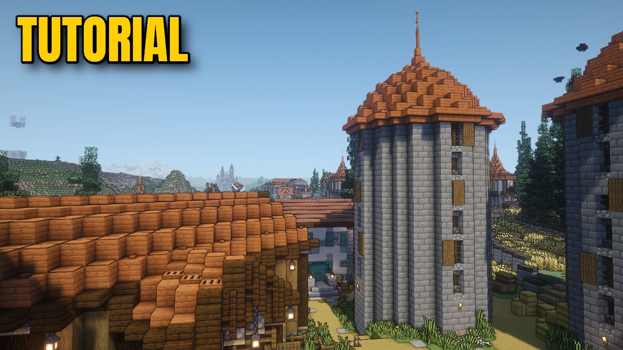 Building a Storage Farm Silo | A Block-By-Block Minecraft Tutorial