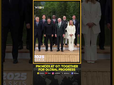 G7 Summit 2025: PM Modi Shares Vision For A Better Planet With World Leaders | WION Shorts