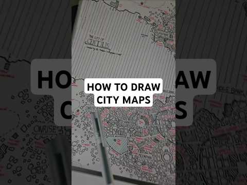 How to Draw City Maps in D&D #dnd #mapmaking #dnd5e #worldbuilding