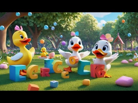 Two Little Ducks Learn to Spell | Fun Counting and Spelling Song for Kids | Rhyme Zoo