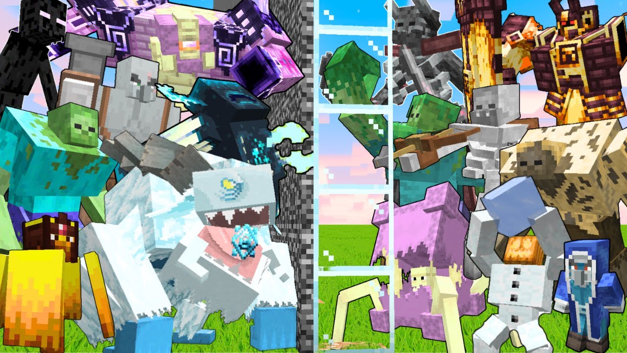I Made the ULTIMATE Minecraft MOB BATTLE Competition