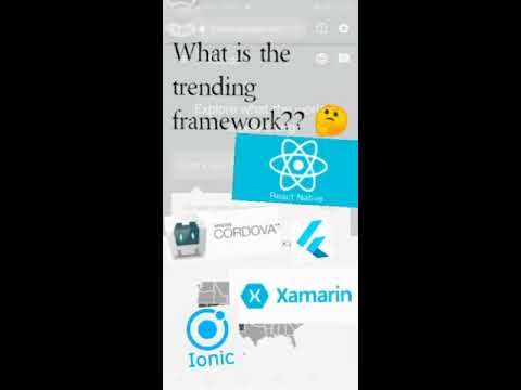 ????????????What is the Most Trending mobile app development framework??? ????