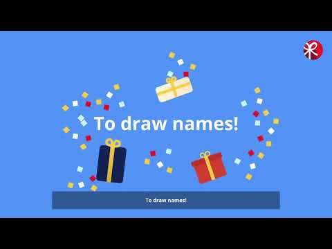Draw names for your Secret Santa and celebrate Christmas together or remotely