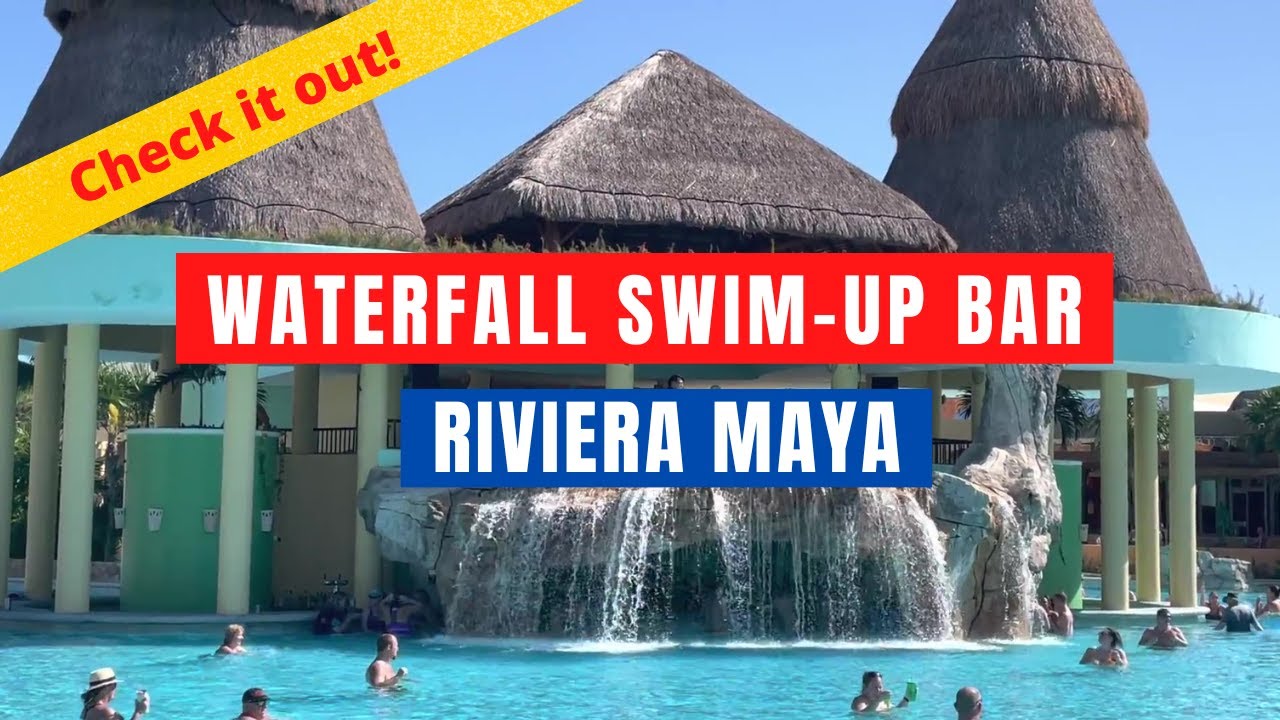 Waterfall Swim-Up Bar | Iberostar Lindo | Riviera Maya