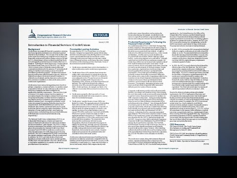 Introduction to Financial Services: Credit Unions