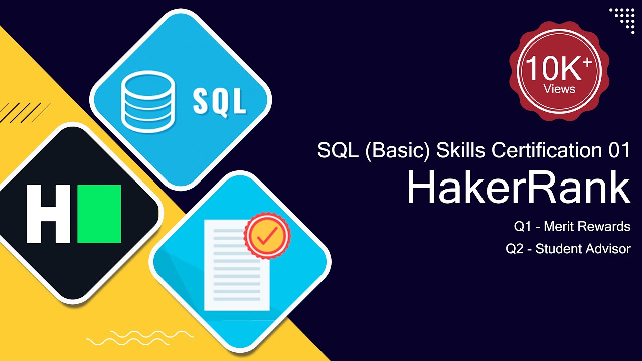 Hakerrank SQL Certification Solutions 01 [Hackerrank Certifications Solutions]