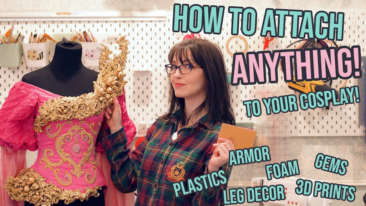 How to attach ANYTHING to your cosplay!  Fabric bonding for armor and more!