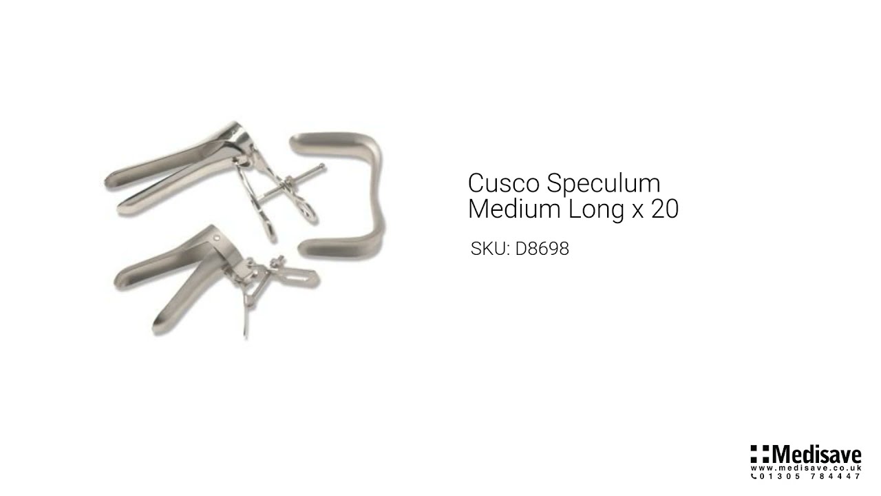 Cusco Speculum Medium Long x 20 D8698