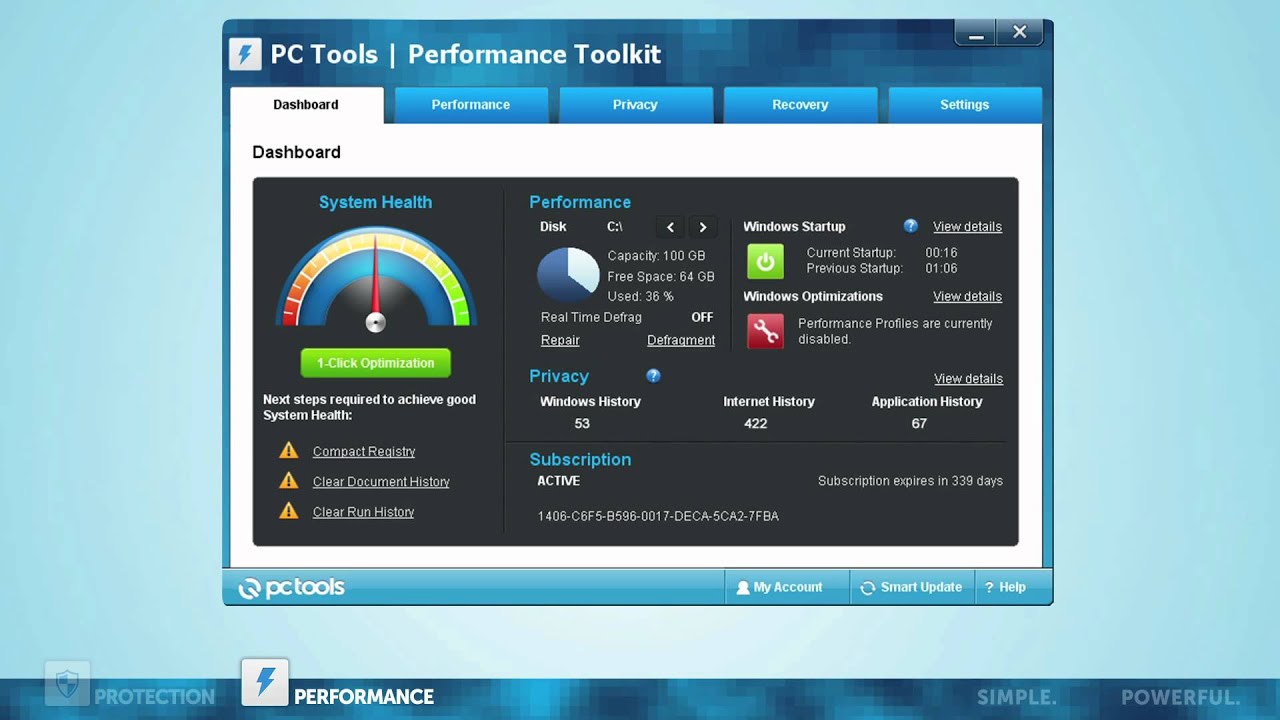 PCTools Performance Video