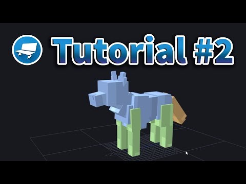 How to make Minecraft Models - Blockbench Tutorial #2
