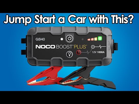 Jump Start Car with NOCO Boost Plus GB40