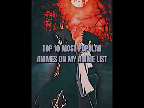 TOP 10 MOST POPULAR ANIMES ON MYANIMELIST