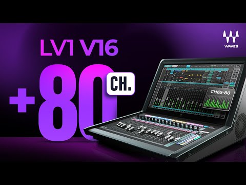 Waves introduces the new 80-Channel Expansion for the eMotion LV1 mixing console - Gearspace