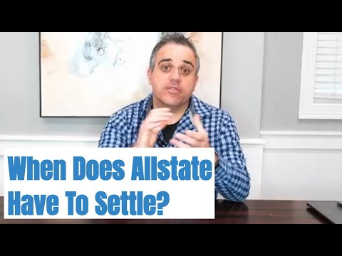 How Long Does Allstate Insurance Company Have To Settle A Claim In CT?