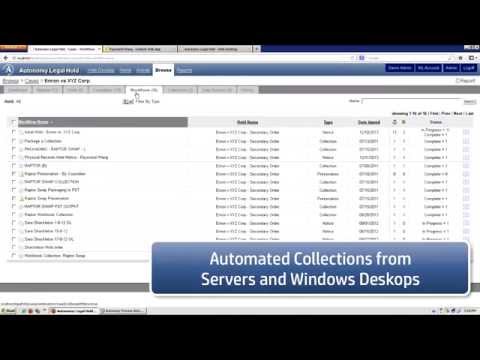 HP Legal Hold Demo