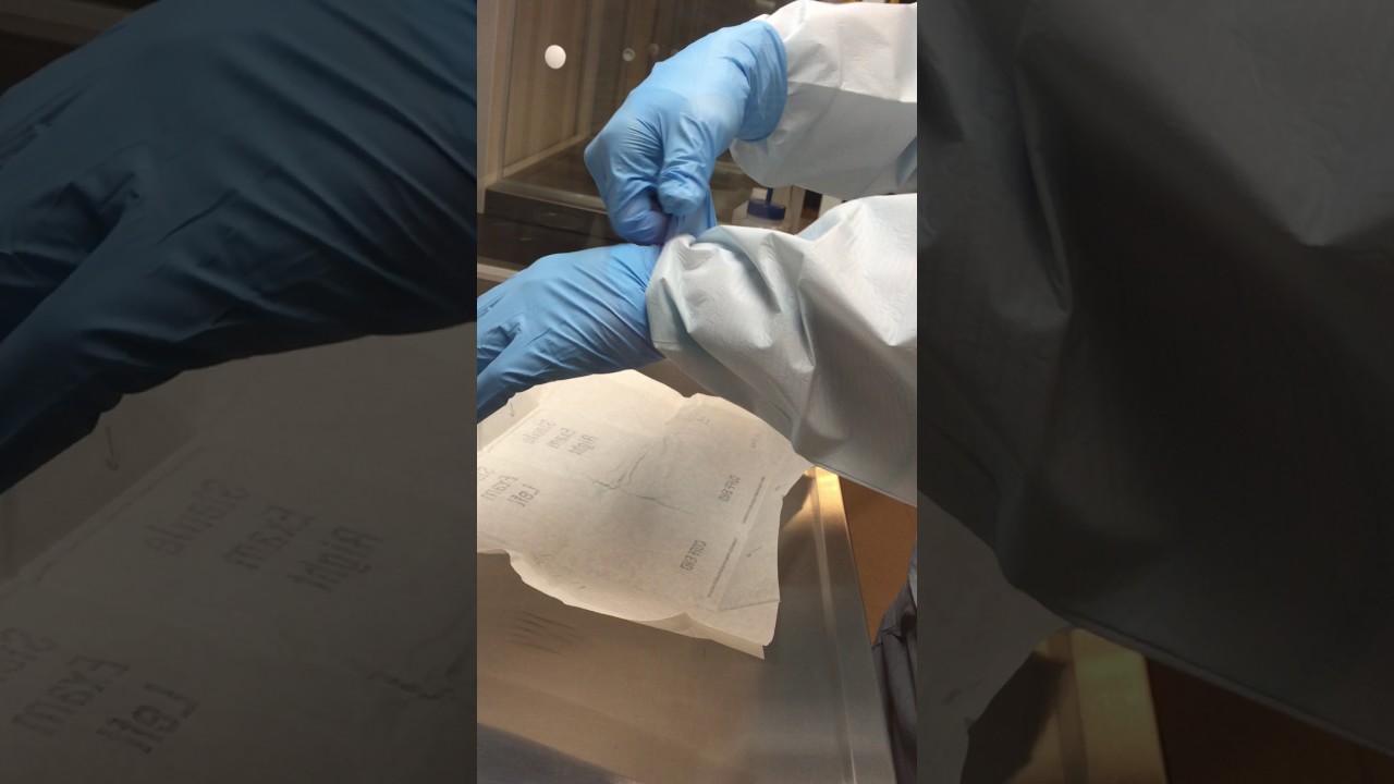 Sterile Gloves and fingertip testing