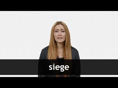 SIEGE definition and meaning | Collins English Dictionary