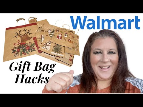 🎄You Won’t BELIEVE How I Used These WALMART Gift Bags