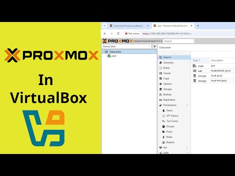 How to install Proxmox 8.3 in VirtualBox