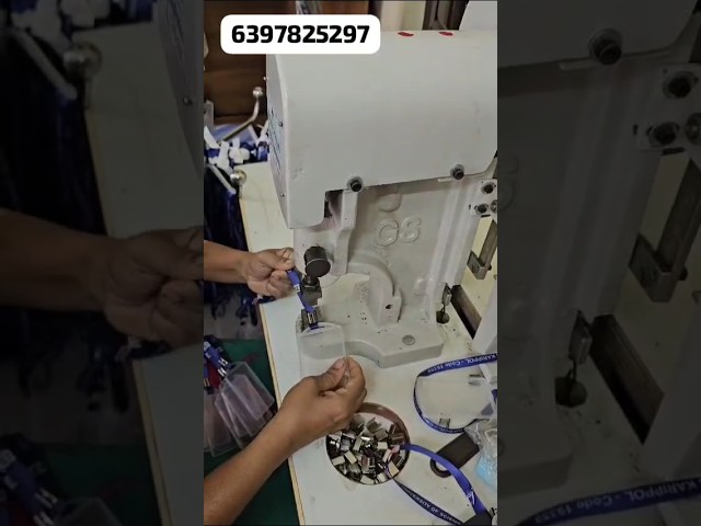 Automatic Lanyard Clamp Fitting Machine - Small Lanyard Fitting ...