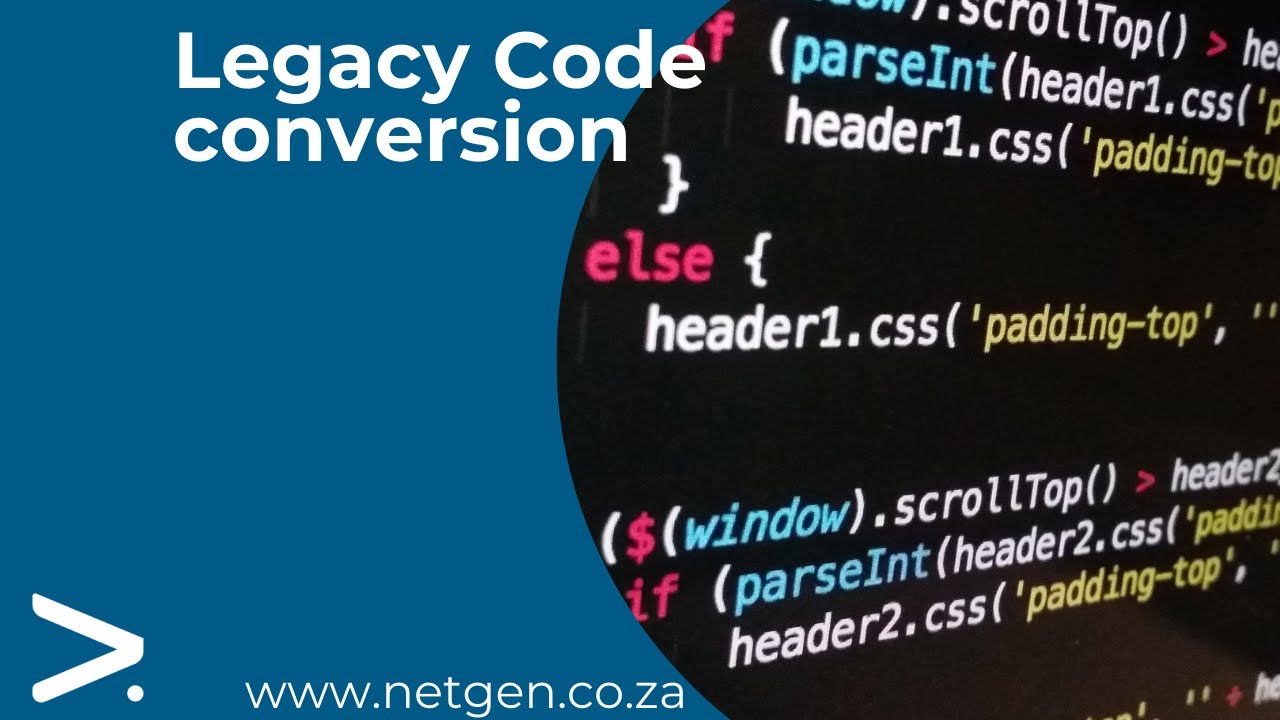 Legacy code conversion