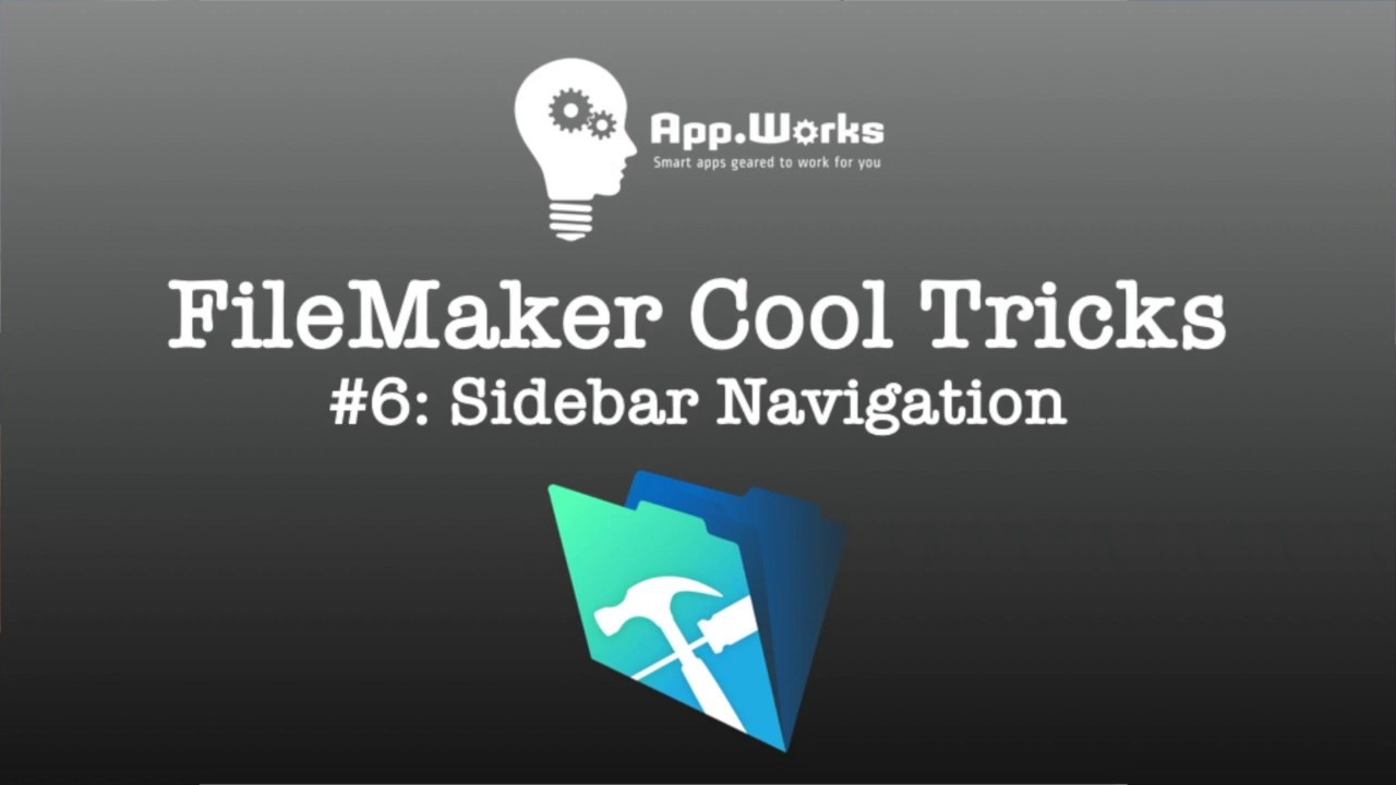 FileMaker Cool Trick #6: Sidebar Navigation