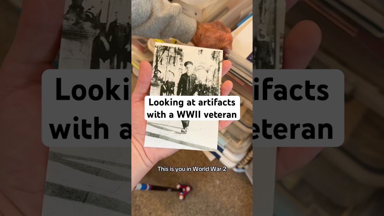 Incredible to see someone over 80 years ago during WWII #wwii #oralhistory #history #ww2