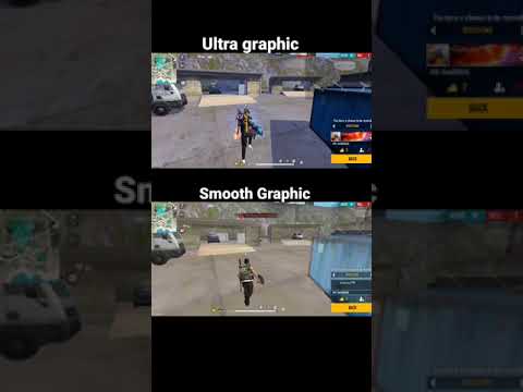 ultra graphic vs smooth graphic  ||freefire short video