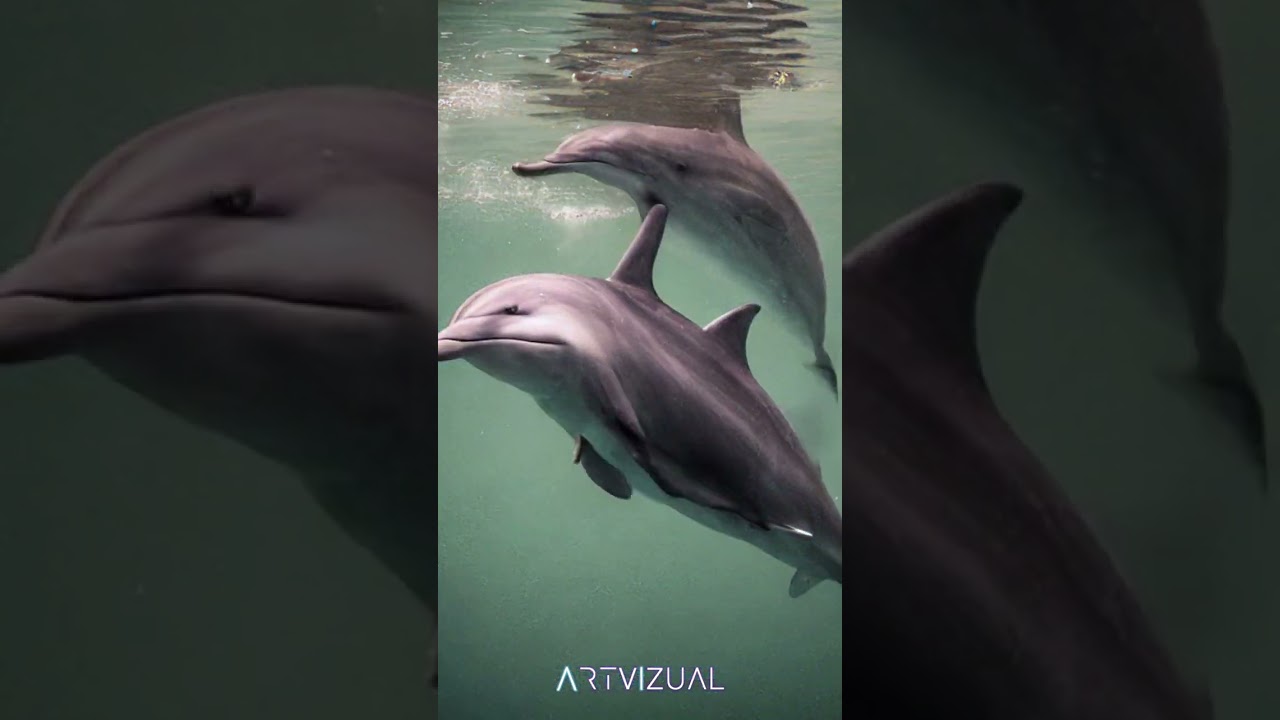 AI turn Dolphins into Art🐬