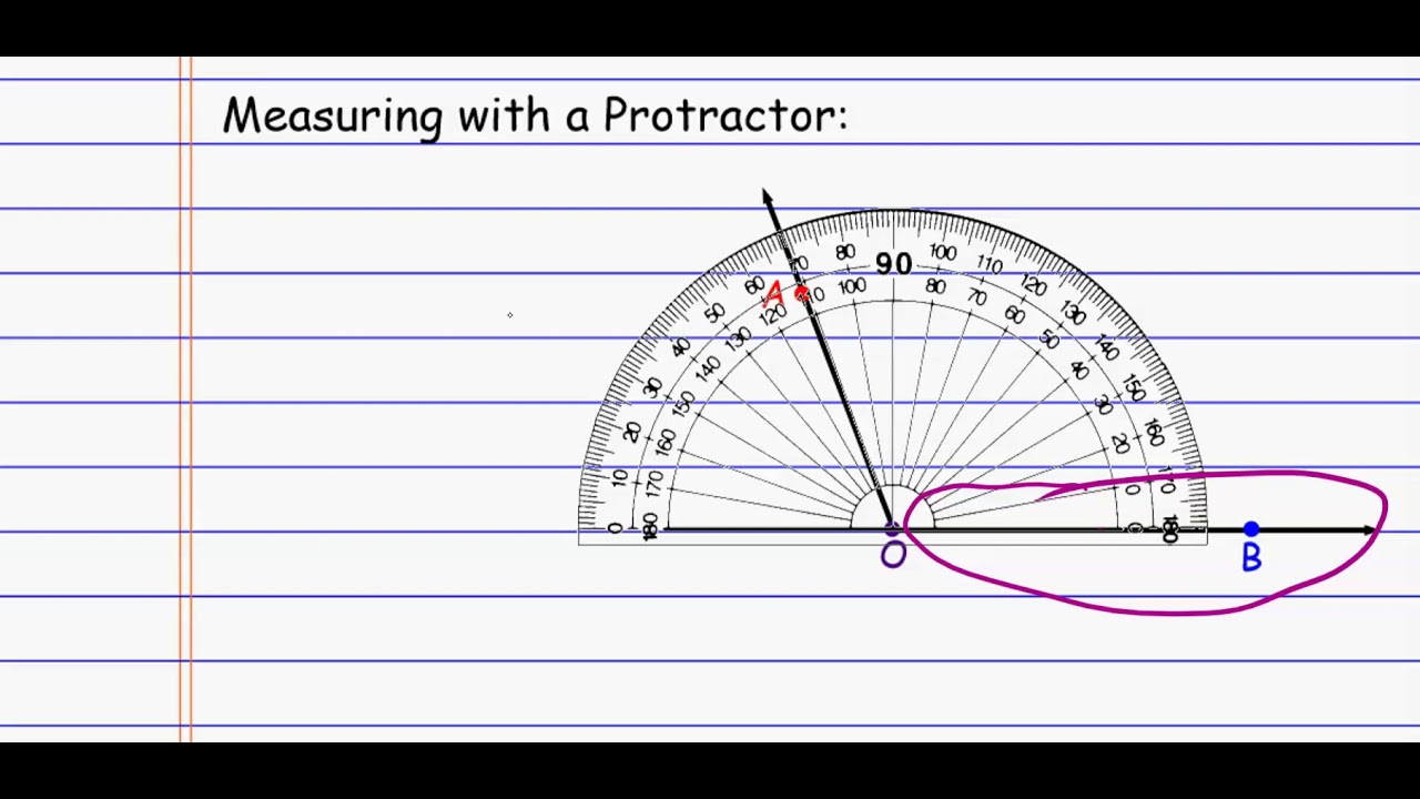 App Geo Measuring Angles with Protractor