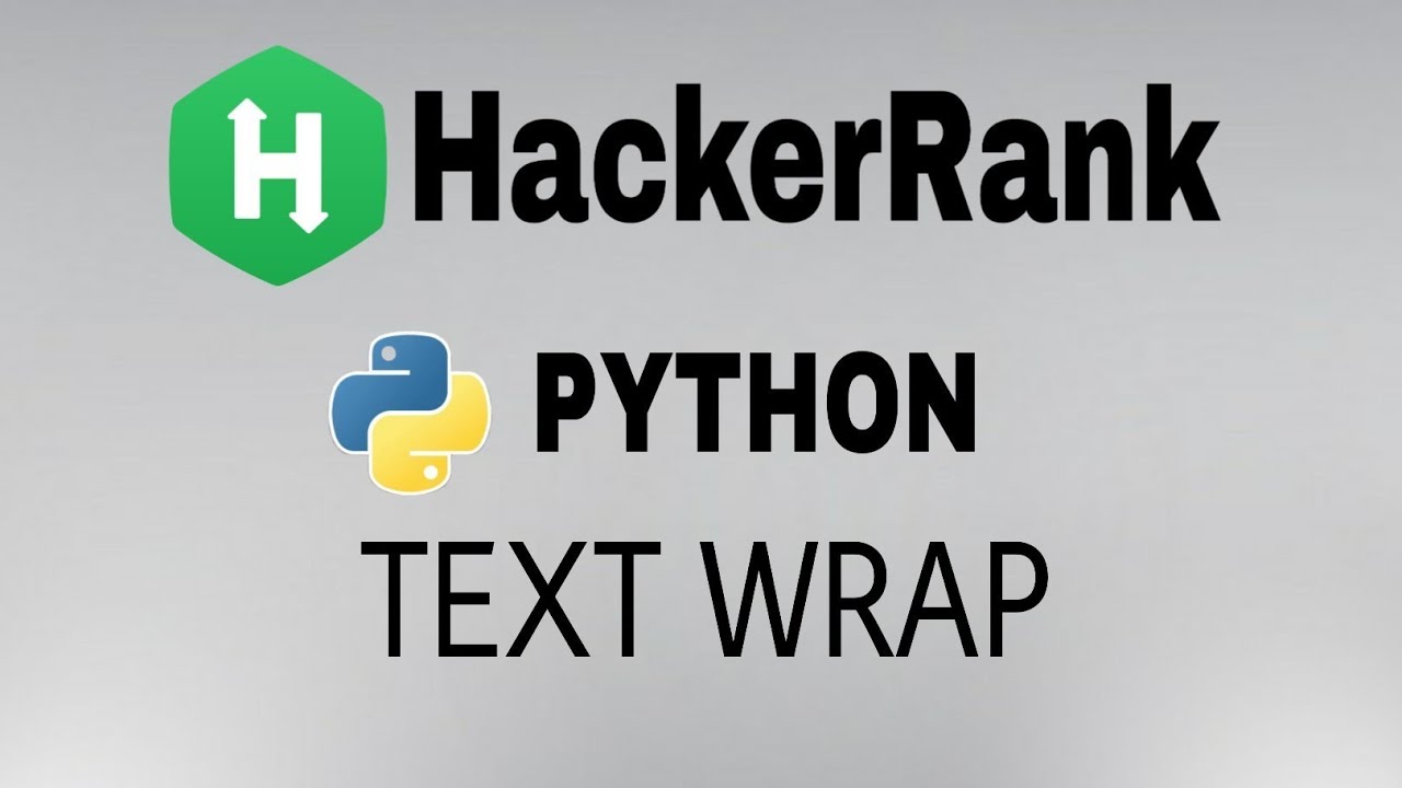 #21: Text Wrap  | Hackerrank Python Solution | English Explanation