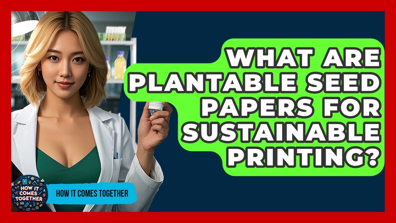 What Are Plantable Seed Papers For Sustainable Printing? - How It Comes Together