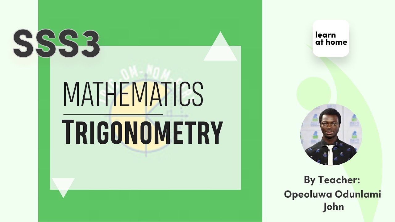 SSS3 Mathematics: Trigonometry
