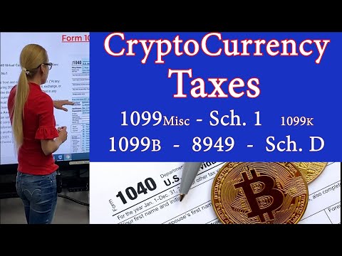 Cryptocurrency taxes. Crypto taxes explained. Tax forms needed for Cryptocurrency taxes USA