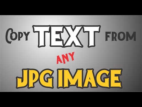 How to Copy Text From Any JPG Image in corel & photoshop by Graphics designs