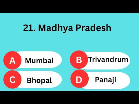 India : States and Capitals Quiz | Learn Indian states and capitals | @knowledgedrizzle #quiz