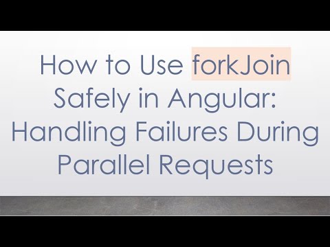 How to Use forkJoin Safely in Angular: Handling Failures During Parallel Requests