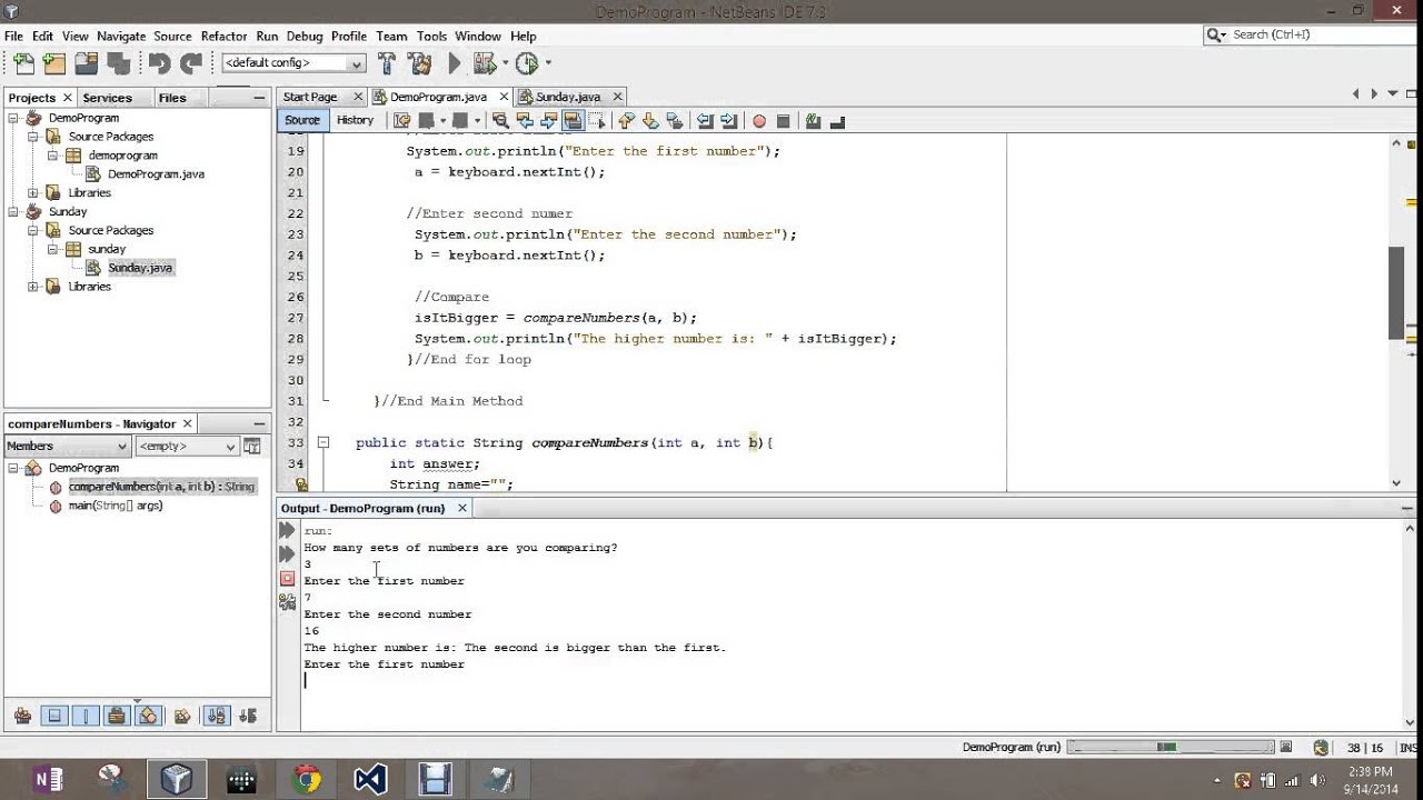 Method returning a String
