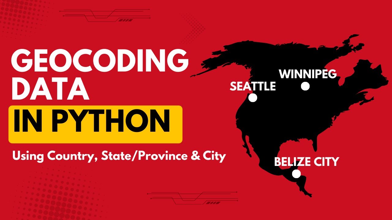 Geocoding in Python Made Easy: Plot map data using GeoPy - Even if you don't have Latitude/Longitude