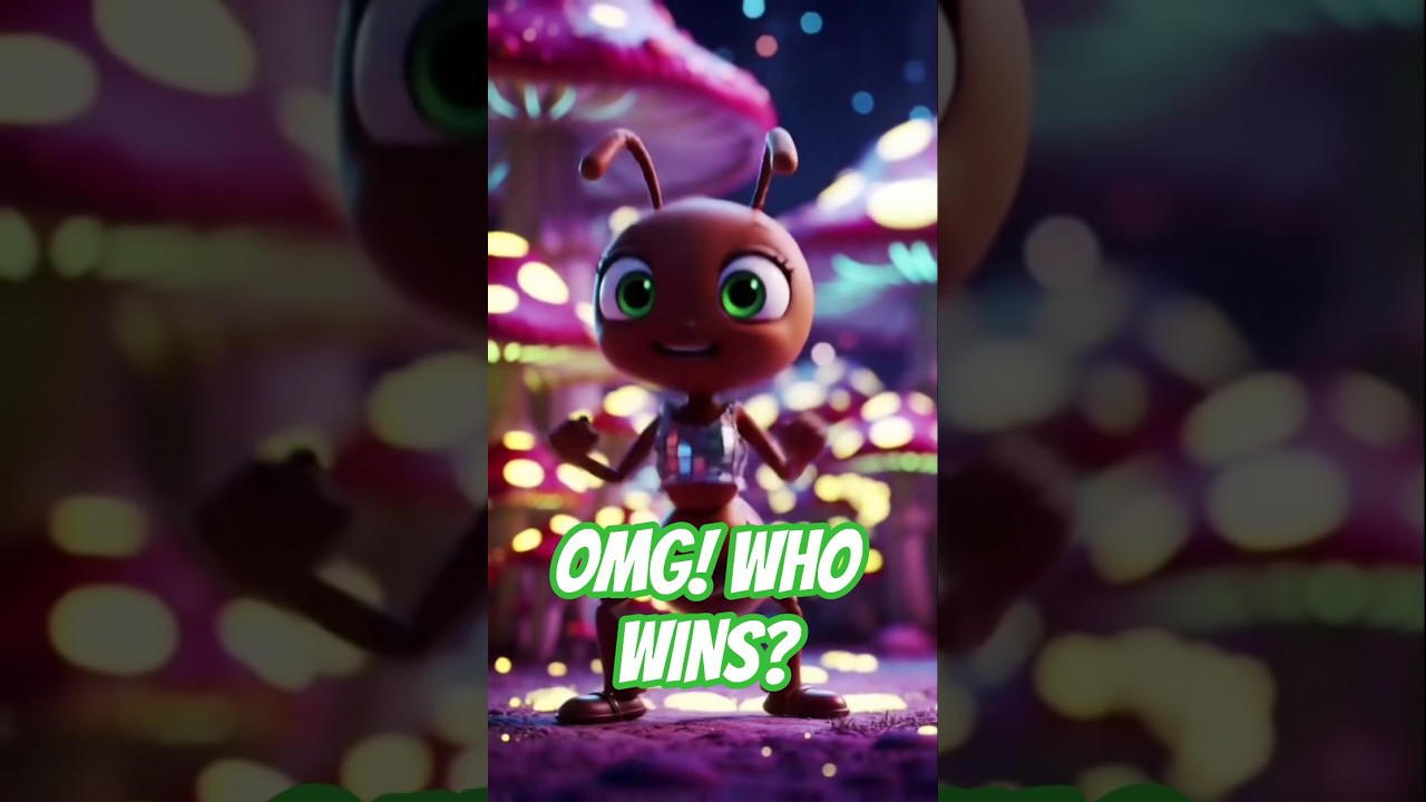 When a Small Bug Destroys a Giant Ant in a Dance Off! 🐜💃#shortsfeed #ytshorts #bee #funny