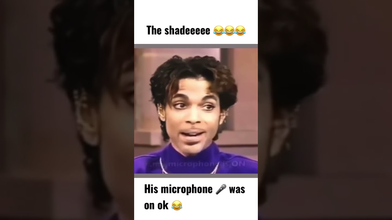#prince was not playing 😂….. the #shade