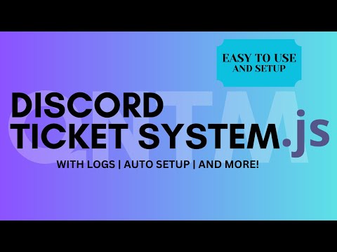 Create a Custom Discord Ticket Bot with Full Source Code!